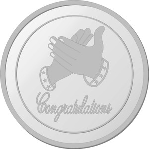 IBJA Gold Congratulations Clap S 999 20 g Silver Coin Price in India ...