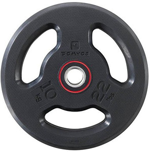 DOMYOS 10 kg RUBBER WEIGHT DISC 28 MM - 10 KG Home Gym Combo Price in ...