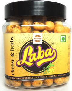Mithila Naturals LABA Roasted Flavoured Makhana Snacks ( CHEESE & HERBS ...