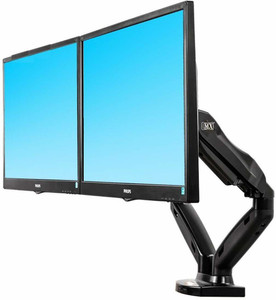 MaxMagic 17''-27'' LCD LED Stand - 2 Way Desktop Mount - Dual Screen ...