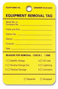 Asian Loto Equipment Removal Lockout Tag Emergency Sign Price in India ...