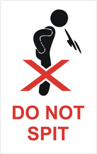 signEver Do Not Spit Sign Board For Theater Factory Lodges Banks Office ...