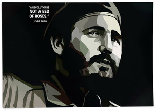 Fidel Castro Motivational Wall Posters Paper Print - Personalities ...