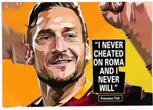 Francesco Totti Motivational Wall Posters Paper Print - Personalities ...