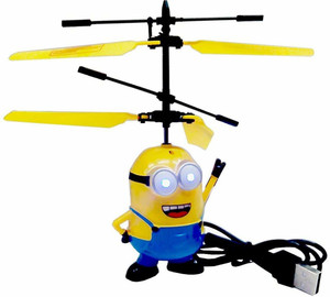 Quinergys ™ Doraemon Flying Minion Sensor Mini Helicopter Toys ...