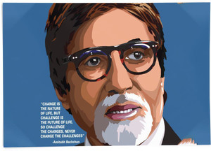 Amitabh Bachchan Motivational Wall Posters Paper Print - Personalities ...