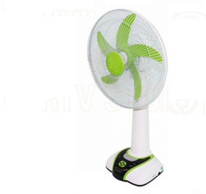 DP.LED 16 inch 1500RPM SUPER SPEED RECHARGEABLE TABLE FAN (GREEN+WHITE ...