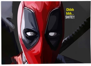 Deadpool Motivational Wall Posters Paper Print - Personalities posters ...