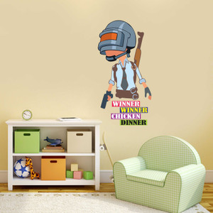 Day Decals 30 cm PubG Game Player Self Adhesive Sticker Price in India ...