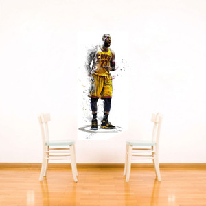 Impression Wall 30 cm lebron james Self Adhesive Sticker Price in India ...