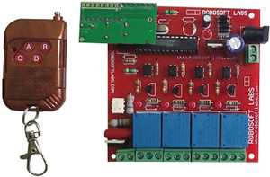 Robosoft Labs RF (Radio Frequency) 5 Ch Remote Control Wireless Home ...