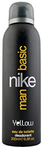 NIKE Basic Yellow Man Deo 200ml Deodorant Spray - For Men - Price in ...