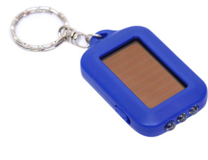 Classic Mini Portable Solar Powered 3 LED Keyring Torch Solar ...