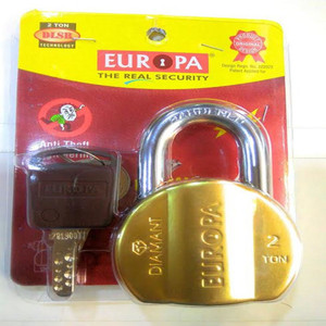 Europa L365 BM STAINLESS STEEL DIAMOND PAID LOCK Padlock - Buy Europa ...