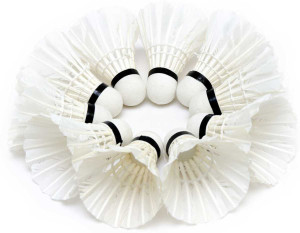 Branding Hub nylon shuttle Feather Shuttle - White - Buy Branding Hub ...