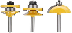 SBRMART Drill_168 Shank Raised Panel Cabinet Door Router Bit Set ...