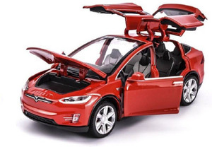 baby kids tesla metal toy car with operable doors and back - tesla ...