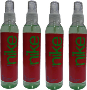 NIKE Red Man Body Mist 150ml Each (Pack of 4) Body Mist - For Men ...
