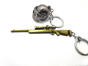 FashionSta Pubg M24 Sniper with 8x Scope gold and Level 3 Helmet ...