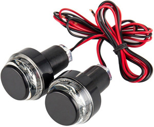 Bikers World Handle End Bar Blue White Deal Indicator Light Motorbike ...