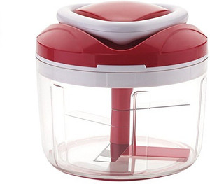 Gabbar Â® Easy Pull Smart Plastic Chopper,900 ml, Red Vegetable Chopper ...