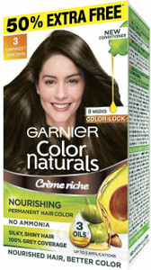 GARNIER Color Naturals, Shade 3, Darkest Brown , Mini 35ml + 30g ...