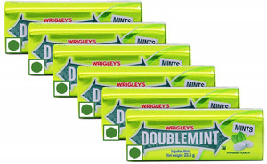 Doublemint Mints Tin Pack, 23.8g (pack of 6) Pressed Chewing Gum Price ...