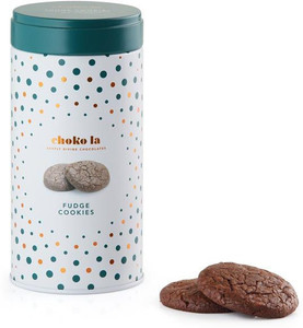 Choko La Eggless Fudge Cookies Cookies Biscuit Price in India - Buy ...