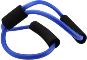 PE Rubber Band 8 shape Slimming Abs Exerciser Tube Muscle Chest Rope ...