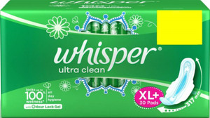 Whisper Ultra Clean XL Plus Sanitary Pad Sanitary Pad | Buy Women ...