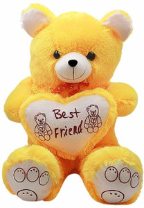 Nihan Enterprises 2 Feet Yellow Color Best Friend Heart Teddy Bear - 70 ...