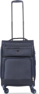 Traworld Patrick Cabin Suitcase 4 Wheels - 20 inch Navy Blue - Price in ...