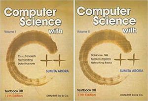 Computer Science With C++ (Set Of 2 Volume) By Sumita Arora (2019-2020 ...