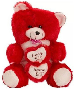 Kaira toys Soft Stuffed Red Teddy Bear (45cm) - 16 inch - Soft Stuffed ...