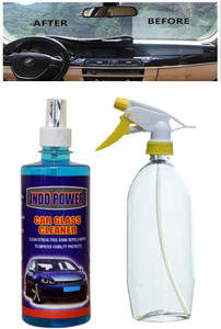 INDOPOWER CAR GLASS CLEANER 500ml. + Multipurpose Car Wash Bottle ...