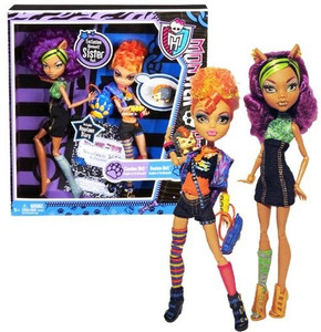 MONSTER HIGH Wolf sisters Clawdeen and Howleen Wolf - Wolf sisters ...