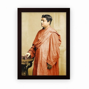 Swami Vivekananda Vintage Framed Poster For Wall Hanging or Desk (Matte ...