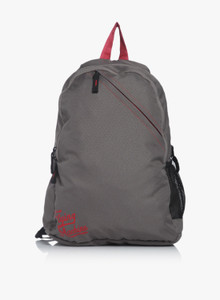 FLYING MACHINE FMLO8143 23 L Laptop Backpack GREY/RED - Price in India ...