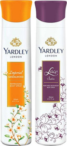 Yardley London Imperial SandalWood and Lace Satin Body Spray for Women ...