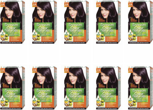 GARNIER Color Naturals, Shade 3.16, Burgundy , Mini 35ml + 30g Hair ...