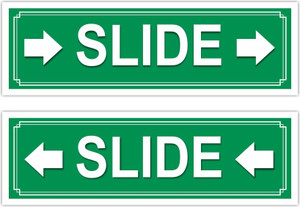 Silde Sticker 17.78 cm APS0090 Self Adhesive Sticker Price in India ...