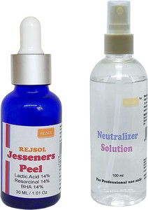 REJSOL Jessener Peel 30ml Lactic Acid 14%, Resorcinol 14%, BHA 14% ...