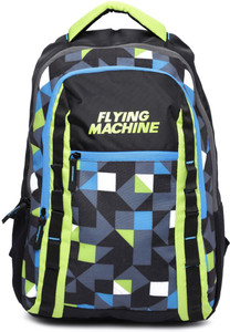 FLYING MACHINE Backpack 23 L Laptop Backpack Black - Price in India ...