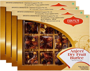 Bikaji Aslee Bikaneri Bikaji Anjeer Barfi 250g (Pack of 4) Box Price in ...