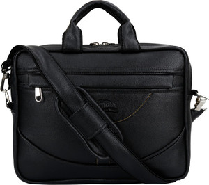 Leather World 12 inch Mini Laptop Bag Office Bag Medium Briefcase - For ...