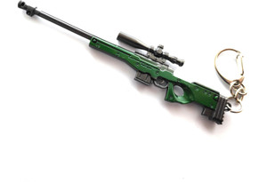 FashionSta Pubg Keychain || AWM Sniper with 8x Scope Military Skin ...