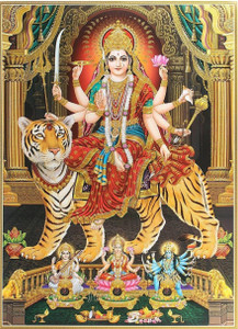 photo-of-Maa-durga Wall Poster Print on 13x19, Multicolor Paper Print ...