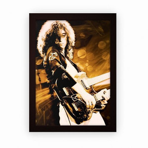 Led Zeppelin Graphic Illustraion Framed Paper Print - Art & Paintings ...