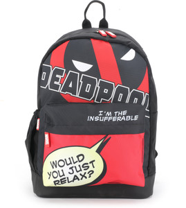 MARVEL GENUINE LICENSED DEADPOOL BACKPACK 17 INCH - HMHMBP 74112-DP 20 ...