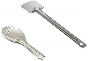 KM Stainless Rice Serving Spoon Palta with Stainless Steel Andra Palta ...